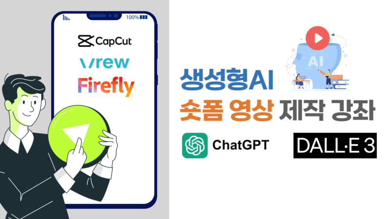 강의: ④생성형 AI를 활용한 숏폼 영상 제작 강좌 - HONGS LAB