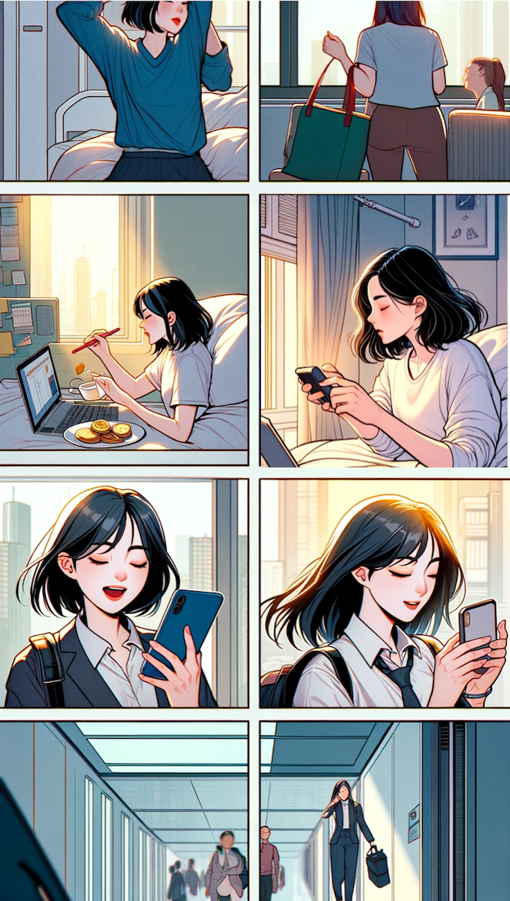 챗GPT와 달리3: ⑥웹툰 제작 “동일한 캐릭터와 스토리 구현하기” - HONGS LAB